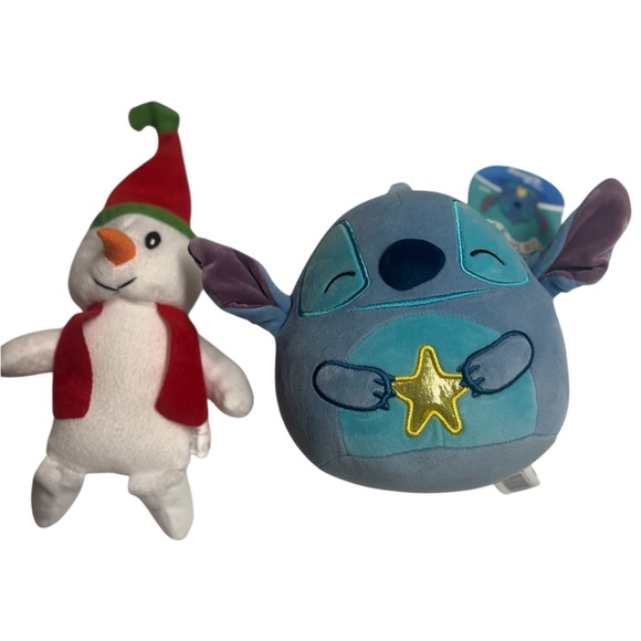 Disney | Toys | Disney Squishmallow Stitch Plush Snowman Grandson ...